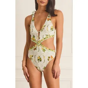AQUA BLU AUSTRALIA Valencia Kendall One-piece - White