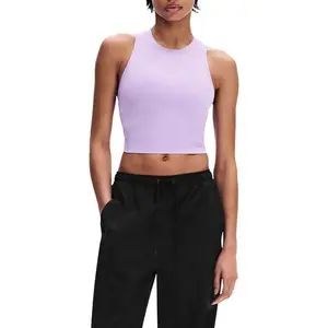 Women's Cropped Racerback Tank Tops