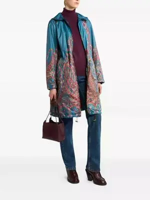 Etro Paisley Print Raincoat