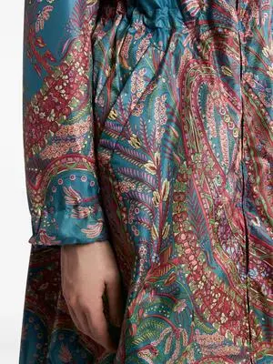 Etro Paisley Print Raincoat