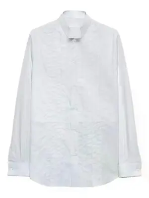 Prada Pleated Cotton Shirt