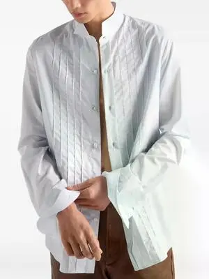 Prada Pleated Cotton Shirt