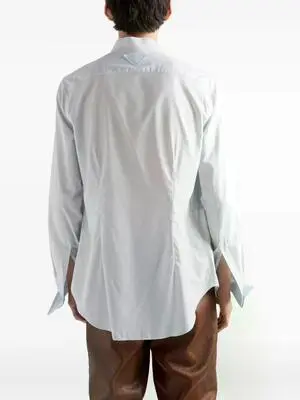 Prada Pleated Cotton Shirt