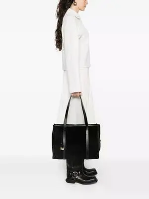 Sandro Suede Tote Bag - Black