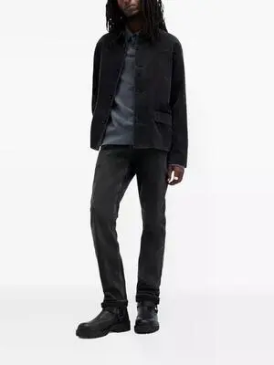 ALLSAINTS Long-sleeve Polo Shirt - Blue