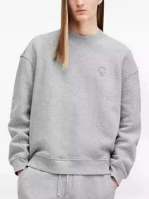 ALLSAINTS Embroidered-logo Crew-neck Sweatshirt
