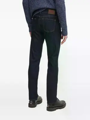 HACKETT Leather-patch Denim Jeans