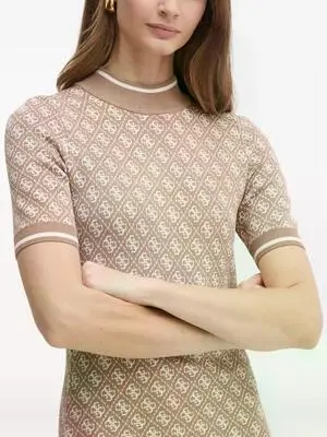 Guess Logo-pattern Mini Dress