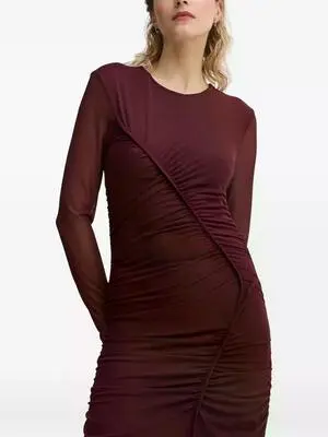 GESTUZ Mesh Paneled Dress