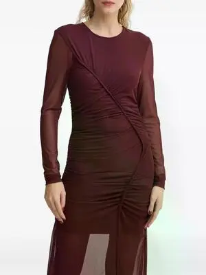 GESTUZ Mesh Paneled Dress