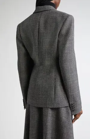 Michael Kors Asymmetric Virgin Wool Blazer