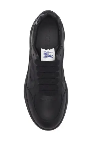 Burberry Terrace Check Sneakers - Black/storm Blue Che