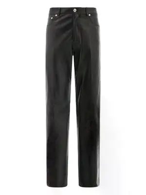 Ferragamo Black Wash Pants For Men