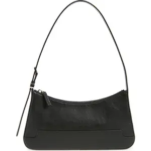 Women's Black Leather Baguette Bags