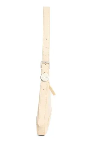 Marni Baguette Leather Shoulder Bag - 274 - Cream