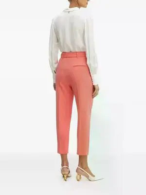 BOSS Belted Pleated Trousers