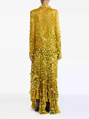 Etro Sequin-embellished Silk Dress