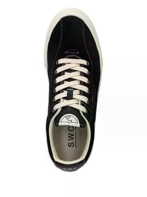 S.W.C STEPNEY WORKERS CLUB Suede Sneakers - Black