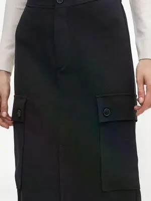 SANDRO FERRONE Pocket-detail Midi Skirt - Blue