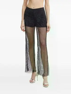 CUSTOMMADE Petra Beaded Mesh Trousers