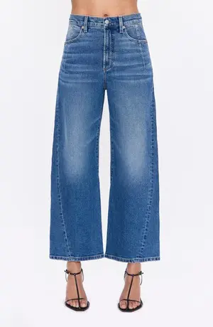 PISTOLA Kyra High Waist Wide Leg Jeans - Soho