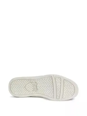 K-Swiss Suede-panelled Leopard-print Sneakers