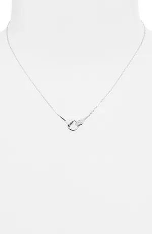 Argento Vivo Equestrian Interlocking Pendant Necklace - Silver