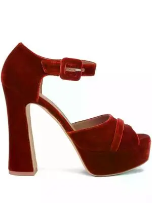 MALONE SOULIERS 125mm Yuri Buckle Platform Heeled Sandals