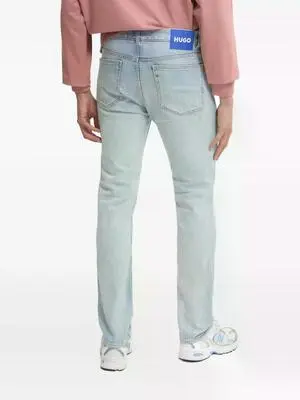 Hugo Light-wash Straight Leg Jeans