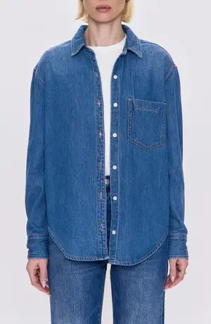 PISTOLA Jamie Denim Button-up Shirt