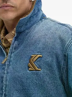KARL KANI Embroidered-logo Denim Jacket
