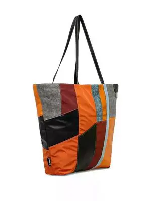 Desigual Patchwork Tote Bag - Orange