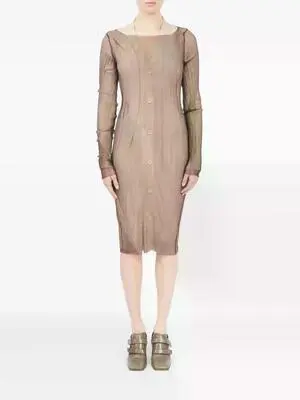 MAISON MARGIELA Ribbed Buttoned Cardigan Dress