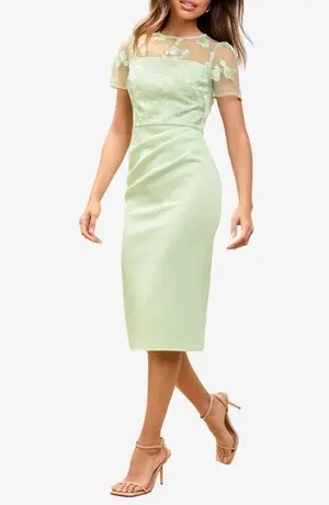 LIPSY Embroidered Sheath Dress
