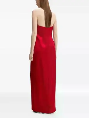 A.L.C. Strapless Satin Maxi Dress