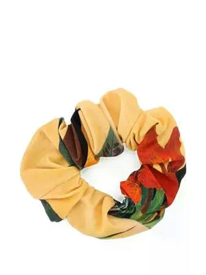 LYGIA & NANNY Floral-print Scrunchie - Yellow