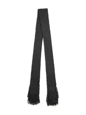 Etro Fringed Wool Scarf - Grey