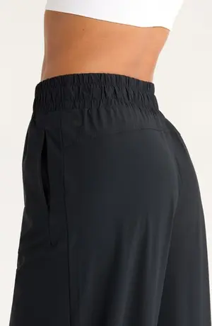 Zella Transit Wide-leg Pants - Black
