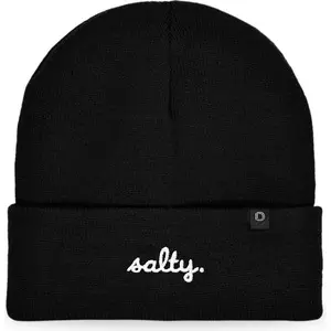 DALIX Salty Beanie Cap Black