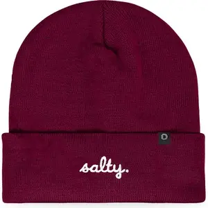 DALIX Salty Beanie Cap Maroon