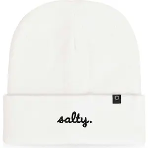 DALIX Salty Beanie Cap White
