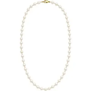 EMERSON & OLIVER Hand Knotted Pearl Necklace - Pink