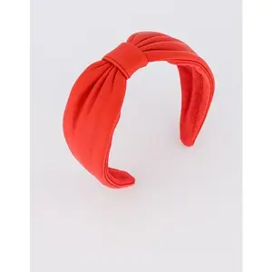 Alexandre De Paris Leather Headband - Red