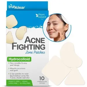 TRULY CLEAR Acne Zone Patches, 10 Count