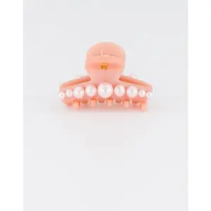 Alexandre De Paris Goncourt Small Hair Clip - Pink