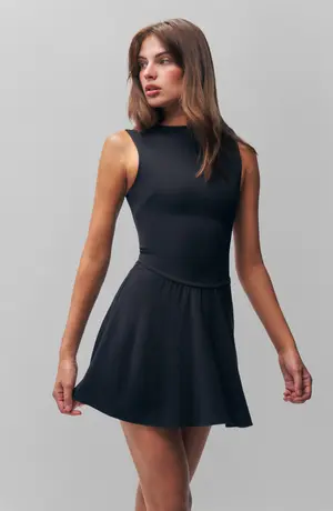 GUIZIO Erisa Sleeveless Mini Dress - Black