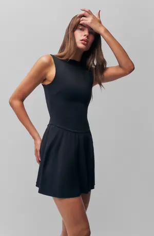 GUIZIO Erisa Sleeveless Mini Dress - Black