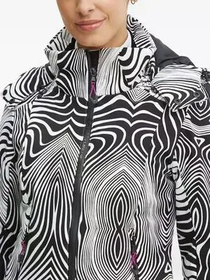 EA7 Swirl-print Ski Jacket