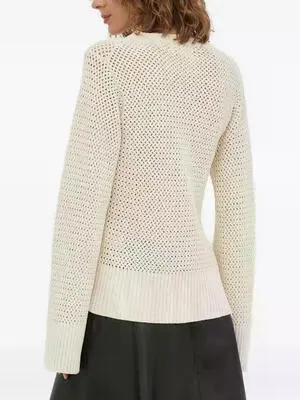 LOVECHILD Open-knit Sweater With Button Detailing