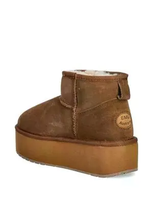 EMU AUSTRALIA Stinger Platform Suede Boots - Brown